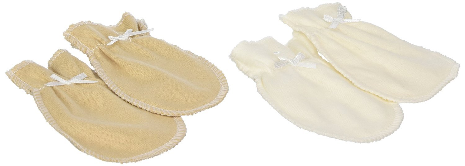 TL Care Newborn Mittens Made with Organic Cotton - 2 Pairs