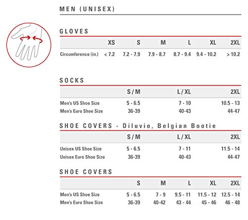 Castelli Men's Winter Lightness 2 Cycling Gloves - Lightweight Padded Bike Gloves for Cold Weather - Black, Large