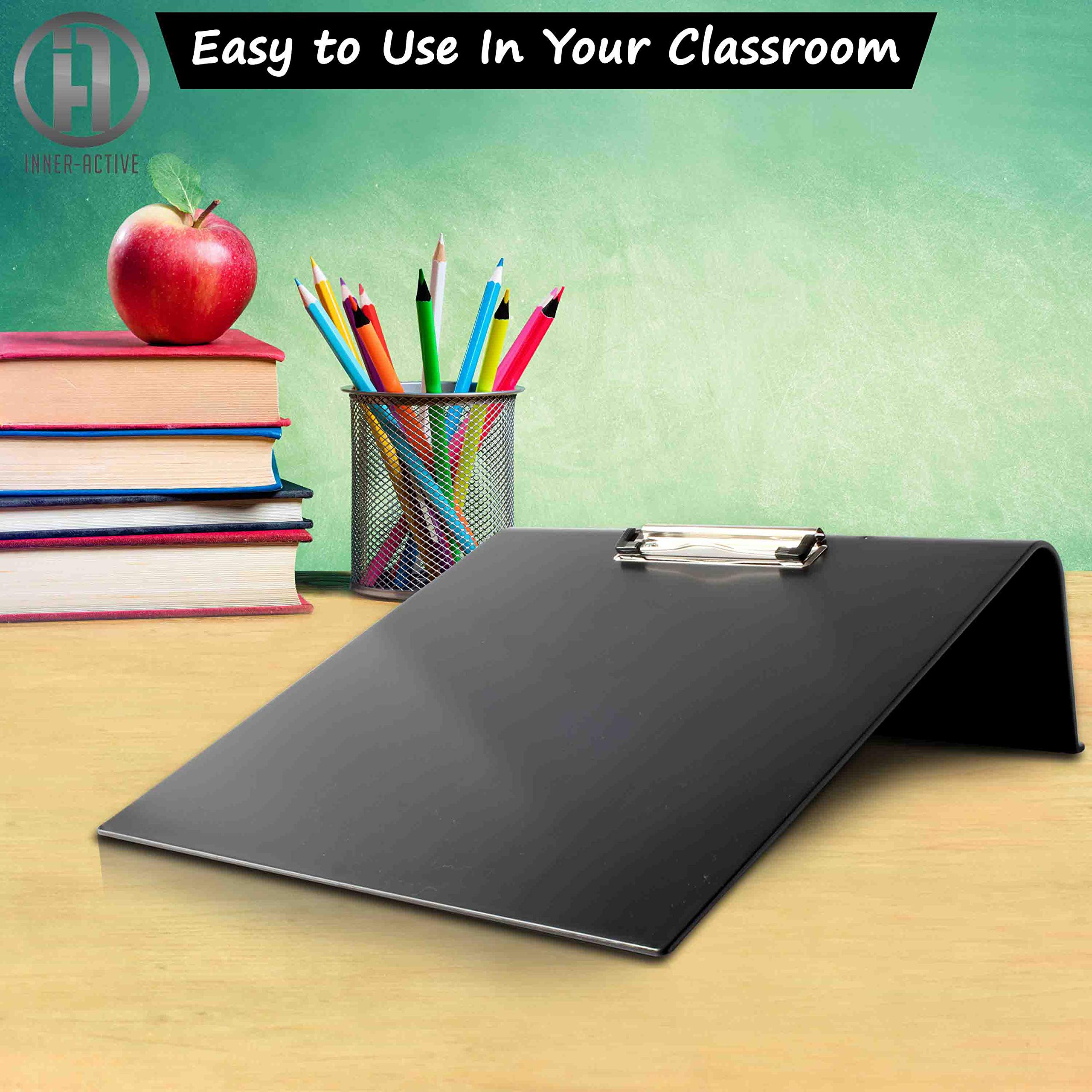INNER-ACTIVE Slant Board for Writing Sloped Surface to Improve Handwriting Legibility, Posture, Positioning, Grasp, and Endurance - Great as Classroom Tool for Writing and Reading