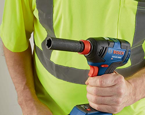 BOSCH GDX18V-1800CB15 18V EC Brushless Connected-Ready 1/4 In. and 1/2 In. Two-In-One Bit/Socket Impact Driver Kit with (1) CORE18V 4.0 Ah Compact Battery