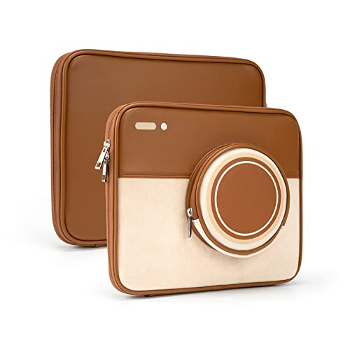 GeekShare Cute Camera 12.9 Inch Tablet Sleeve Case Compatible with iPad Pro(2021/2019/2018) Shockproof Case Compatible with iPad Pro Carrying Storage Sleeve Bag
