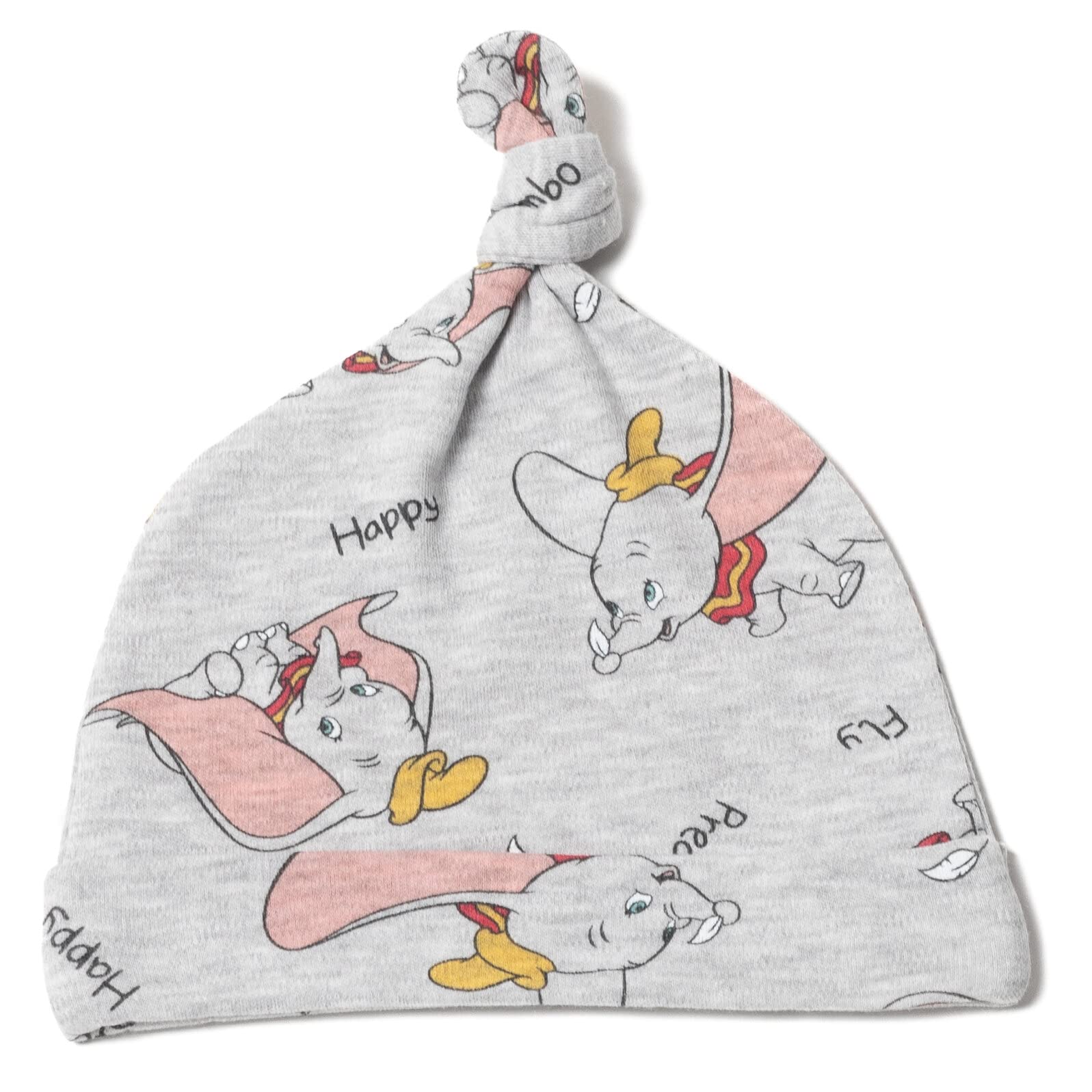 Disney Classics Dumbo Newborn Baby Boys Bodysuit Pants and Hat 3 Piece Outfit Set Blue/Gray 0-3 Months