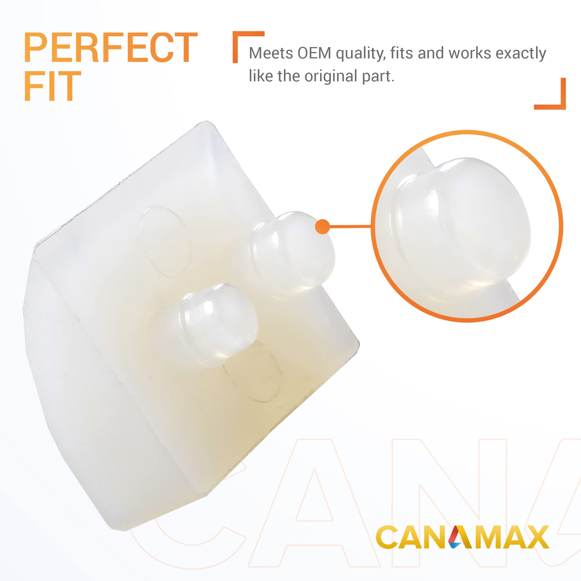 Canamax Premium AXV414P AXV014P Pool Vac Pool Cleaner Pod Shoe - Replacement for Hayward Navigator and Pool Vac Vacuum Pool Cleaners - Pack of 8