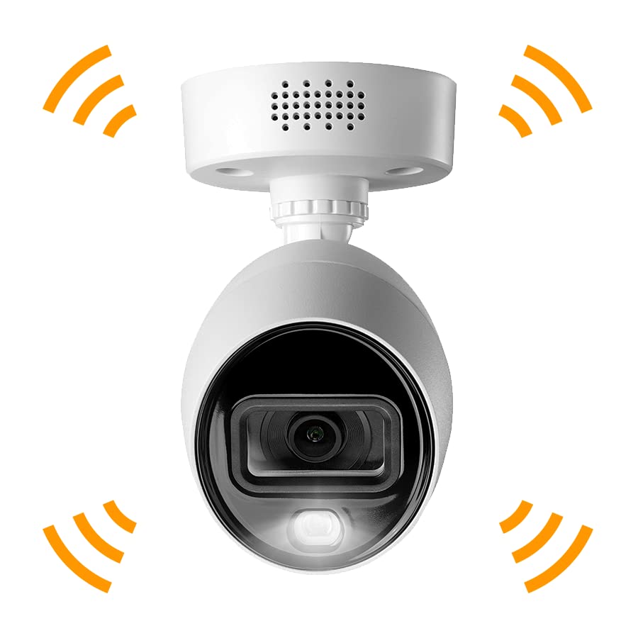 Lorex Fusion 4K Security Camera System with 2TB DVR β 8 Channel Analog Home Security System with 8 Metal Active Deterrence Cameras β Motion Detection, Warning Alarm, Color Night Vision, Weatherproof
