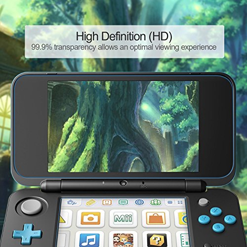Younik New NS 2DS XL Screen Protector [3 Packs] 0.125mm/4H Ultra Clear HD Screen Film for NS New 2DS XL 2017 (Anti-Scratch/High Response/Bubble Free)