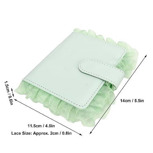 Camera Picture Holder, Universal Mini Film Photo Album with Cute Lace for Display (Green)