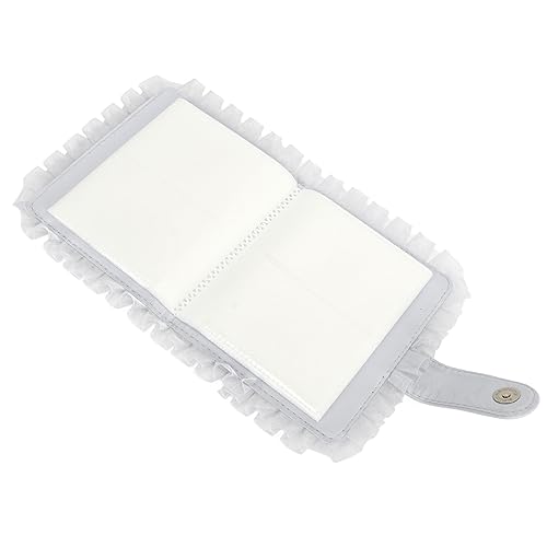 Camera Picture Holder, Universal Mini Film Photo Album with Cute Lace for Display (White)