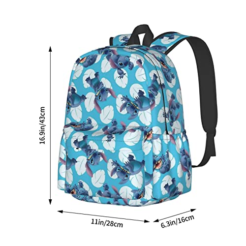 Cartoon Backpack, 16.5 Inch 3d Printed Fashion Backpack Casual Novelty Laptop Womens Mens Backpack