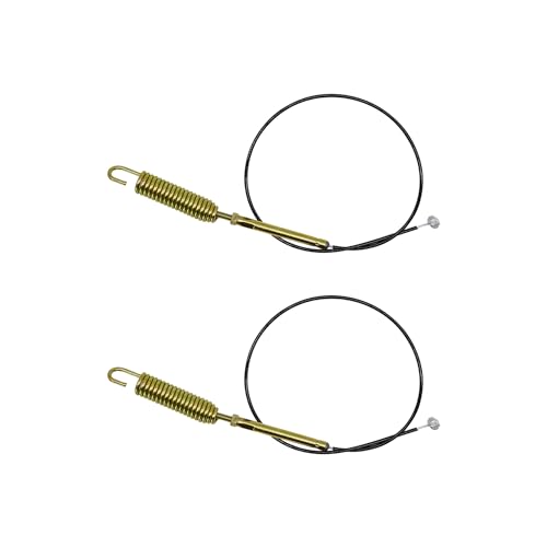 DEHOMKUS 2-Pcs 115-5680 Auger Cable for Toro 38595 38611 38620 38630 38640 Snow Blower - 106-4599 1155680 SnowthrowerReplacement Cable(2/Packs)
