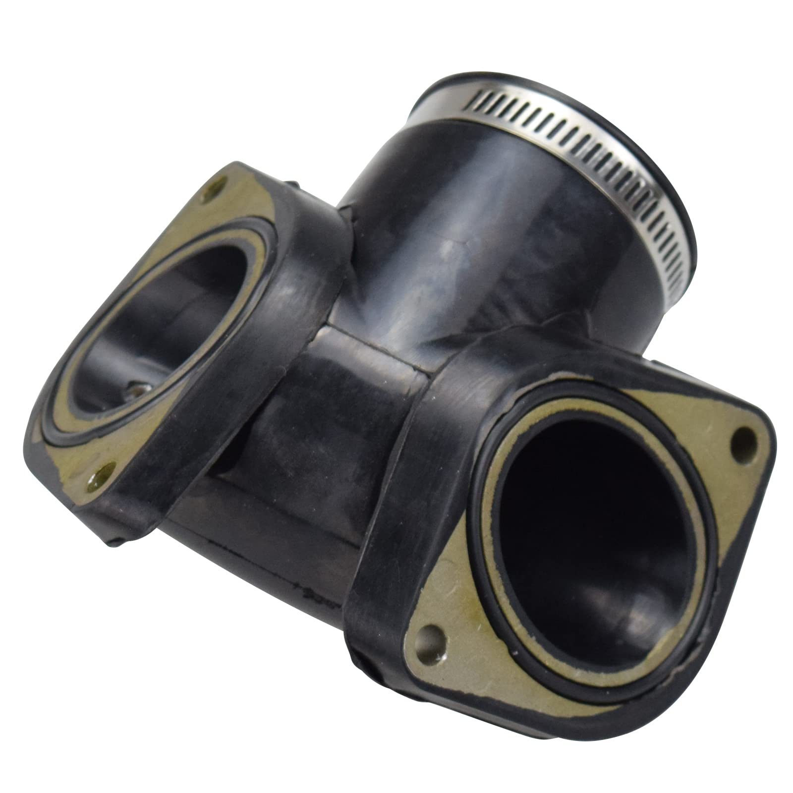 Carburetor Intake Joint W/O-Rings for Yamaha Road Star 1600 XV1600 1999-2003 Replace 4WM-13586-01-00,93210-505A4-00