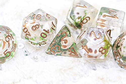 Skull of Death Necromancer DND Dice Set for Dungeons and Dragons, Gifts, D&D, D and D, Pathfinder, Accessories, D20, Polyhedral, Resin Dice, Metal, Dice Tray, Tower, Bag, Box