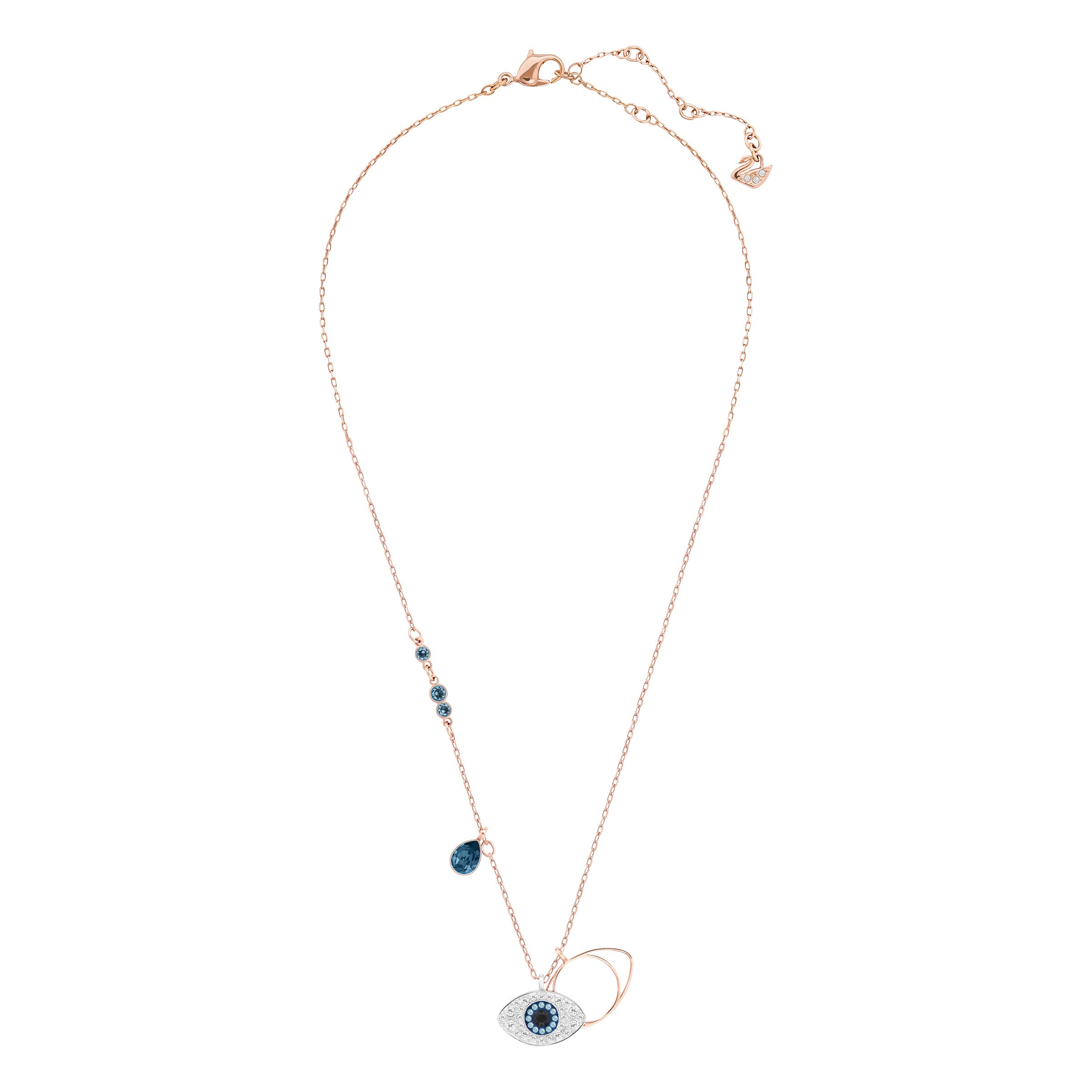 Swarovski Duo Evil Eye Pendant Blue Mixed Plating 5172560