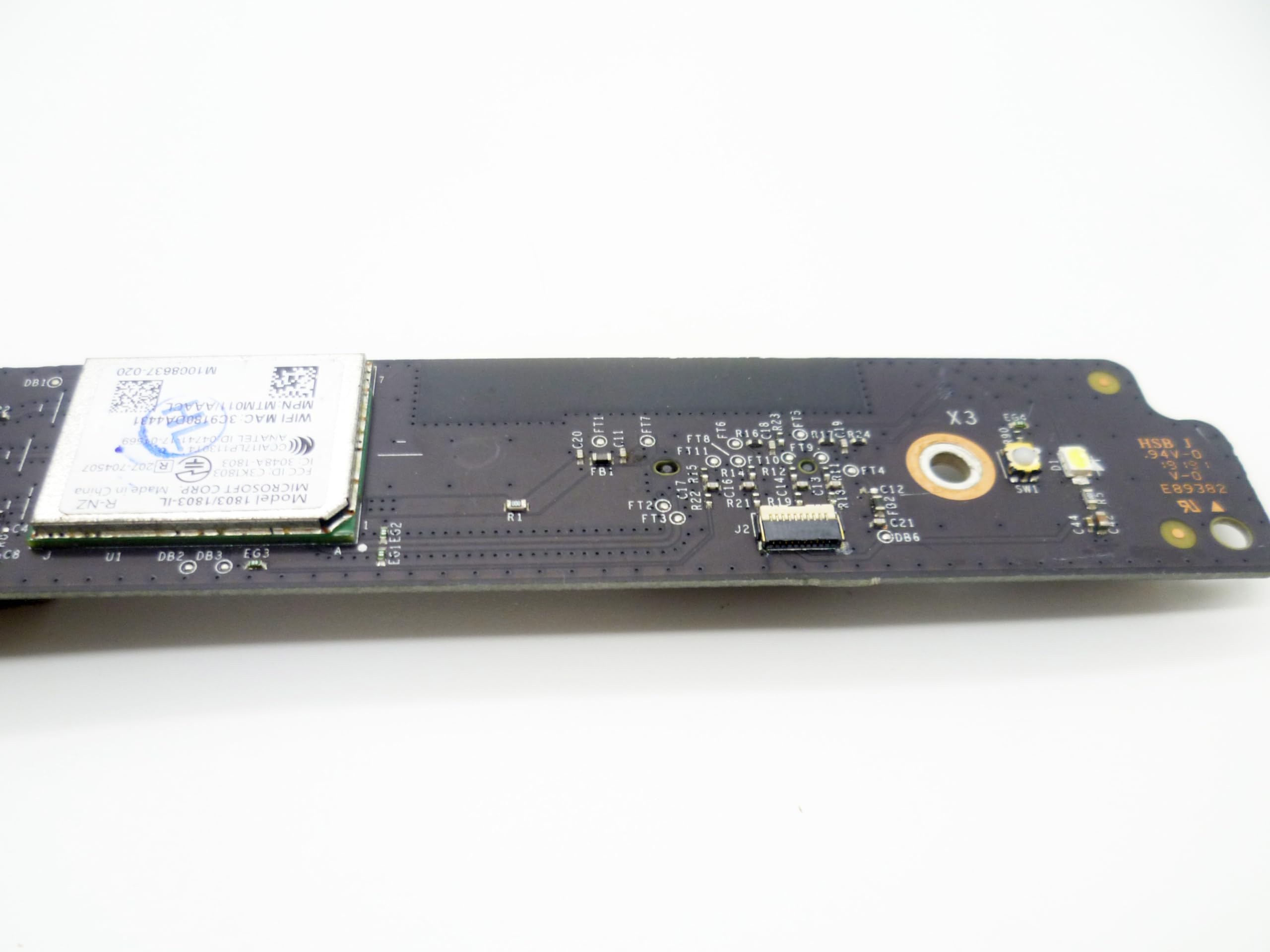 Internal Power Switch On Off Circuit Board Module Replacement Part for Microsoft Xbox One X Console
