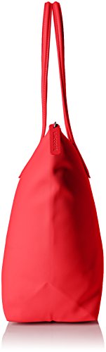 Lacoste Women's L.12.12 Concept Vertical Shopping Tote Bag, Navy/Iberis Red, One Size