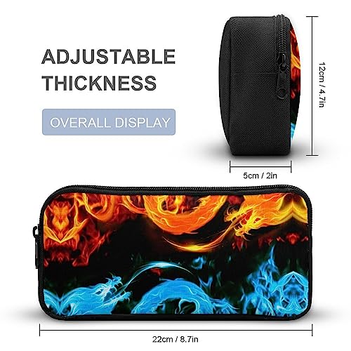 Ice & Fire Dragon Backpack, Stylish Laptop Bag Durable Dragon Daypack with Multiple Pockets, Classic Shoulders Backpack(Ice & Fire Dragon)