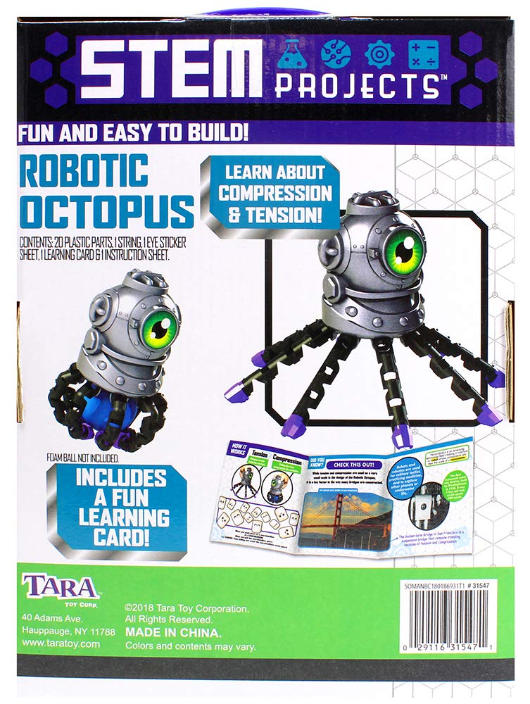 Tara Toys STEM Projects Robotic Octopus