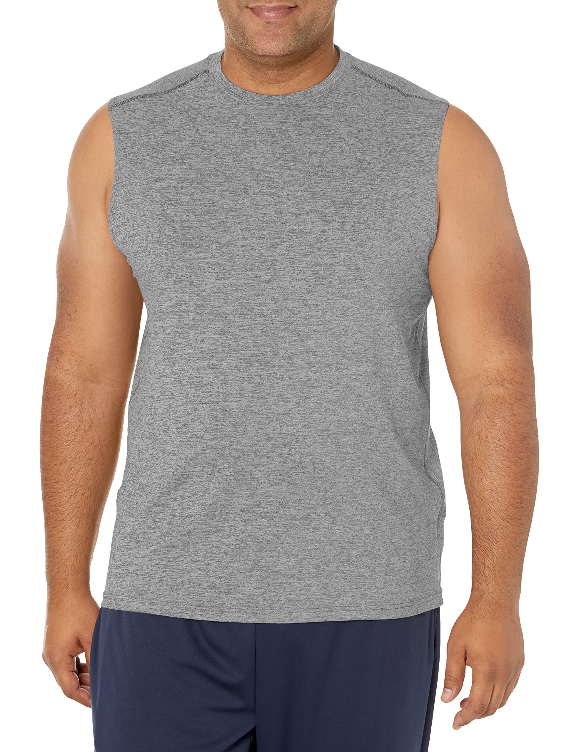 C9 Champion mens Sleeveless Tech Tee T Shirt, Ripe Red, Large US