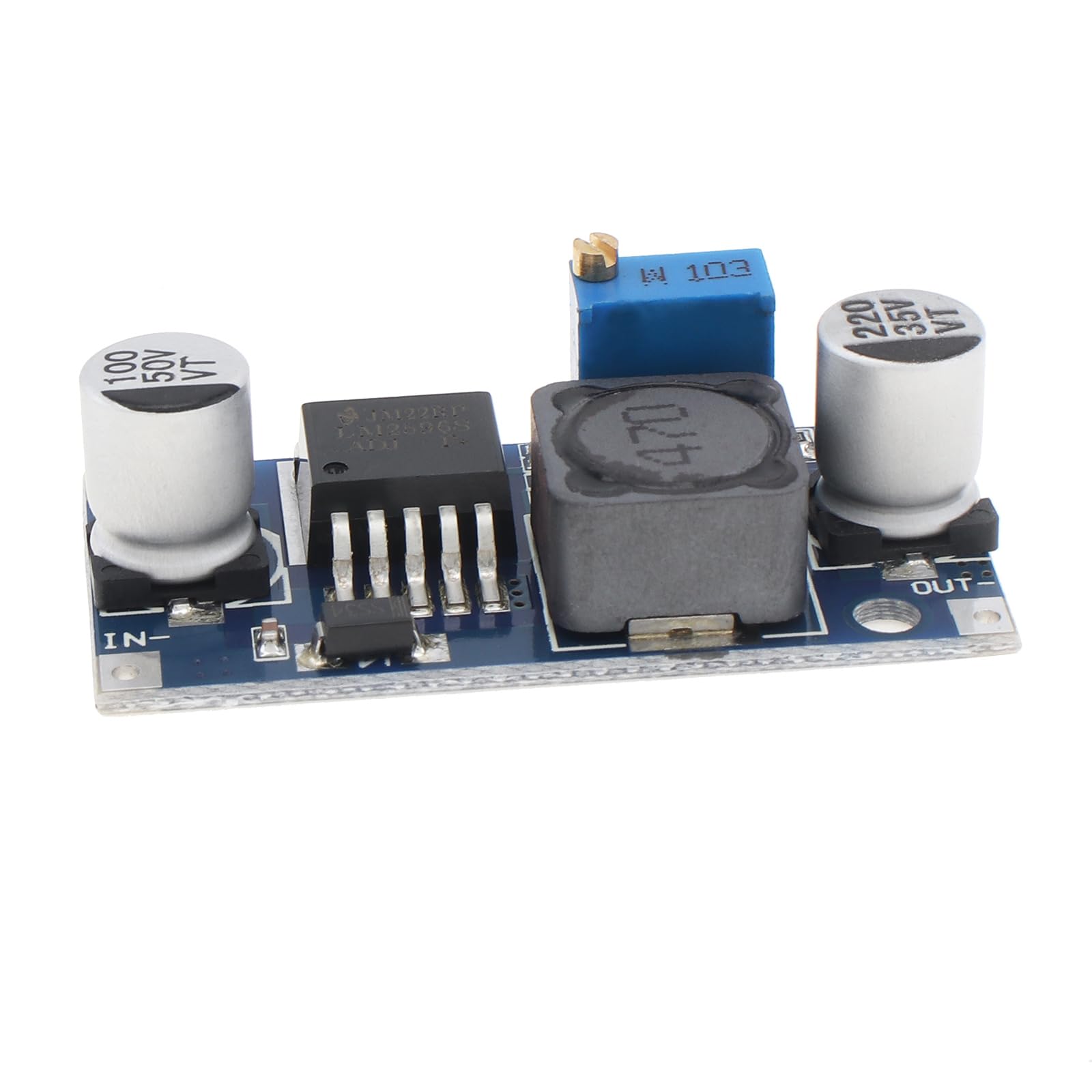 DiGiYes 5 Pack LM2596S DC to DC Buck Converter 3A 3.0-40V to 1.5-35V Buck Converter High Efficiency Voltage Regulator Adjustable Power Supply Module