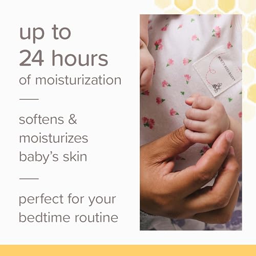 Burt's Bees Baby Nourishing Lotion with Lavender, Calming Baby Lotion, Pediatrician Tested, 99.0% Natural Origin, 12 Ounces