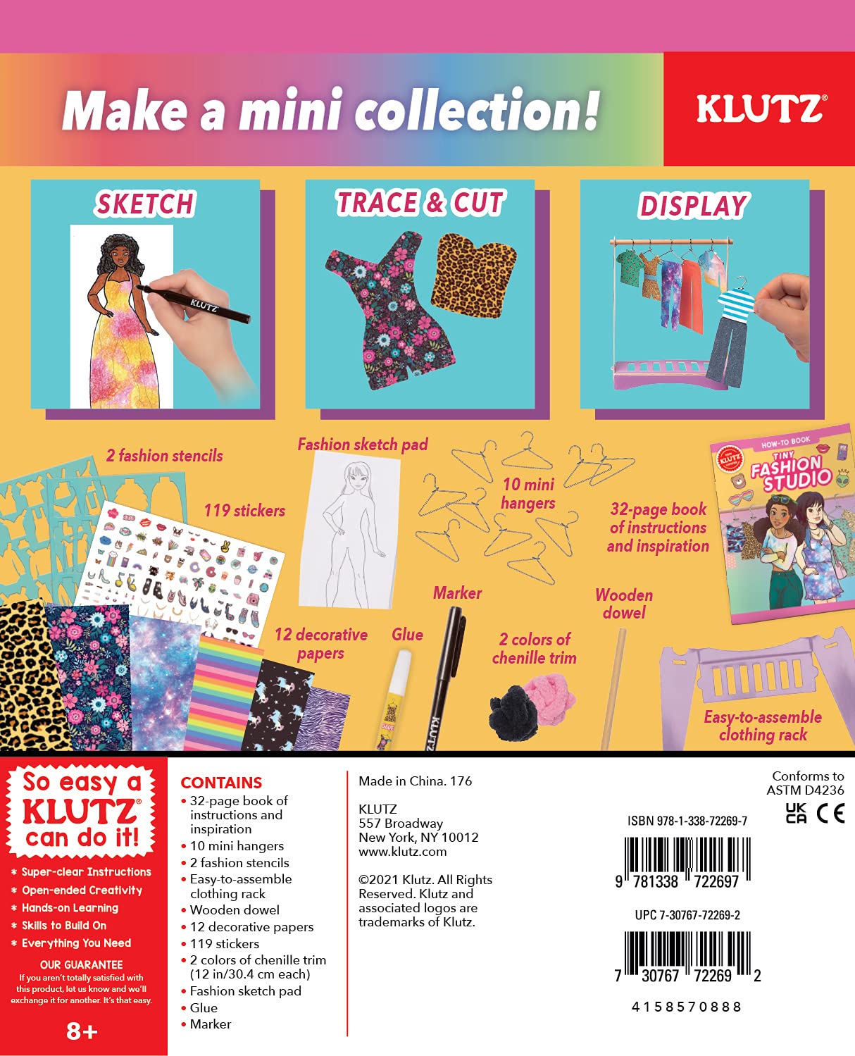 Klutz Tiny Fashion Studio Craft Kit