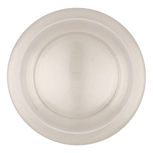 Kwikset Cove Sided Dummy Door Knob, Non-Turning Handle for Pantry, Closet, and French Doors, Featuring Microban Product Protection in Satin Nickel
