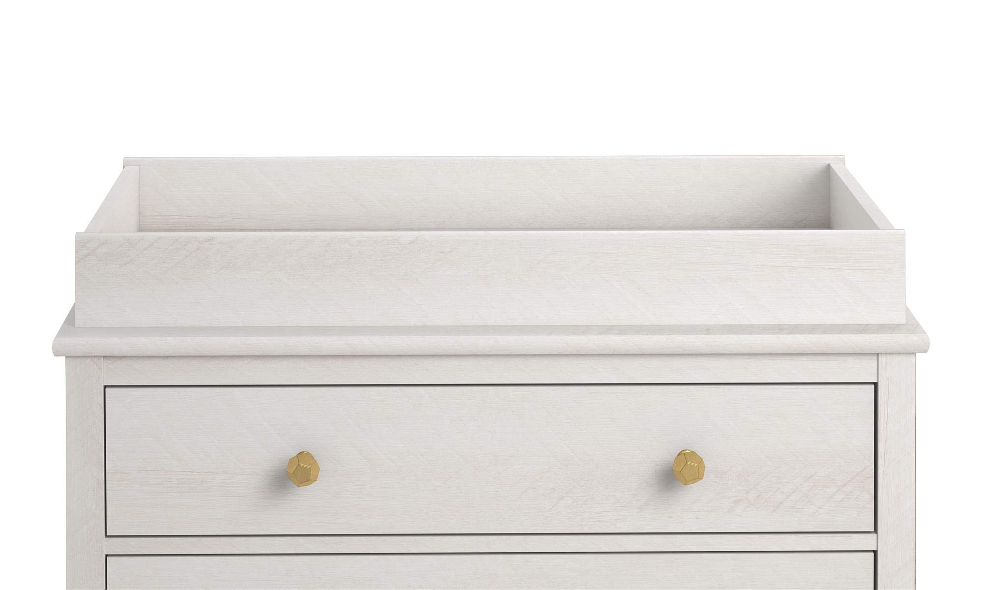 Little Seeds Monarch Hill Poppy Changing Table Topper, Ivory Oak