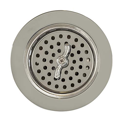Eastman 30021 Heavy- Pattern with Spin and Seal Sink Strainer, Chrome