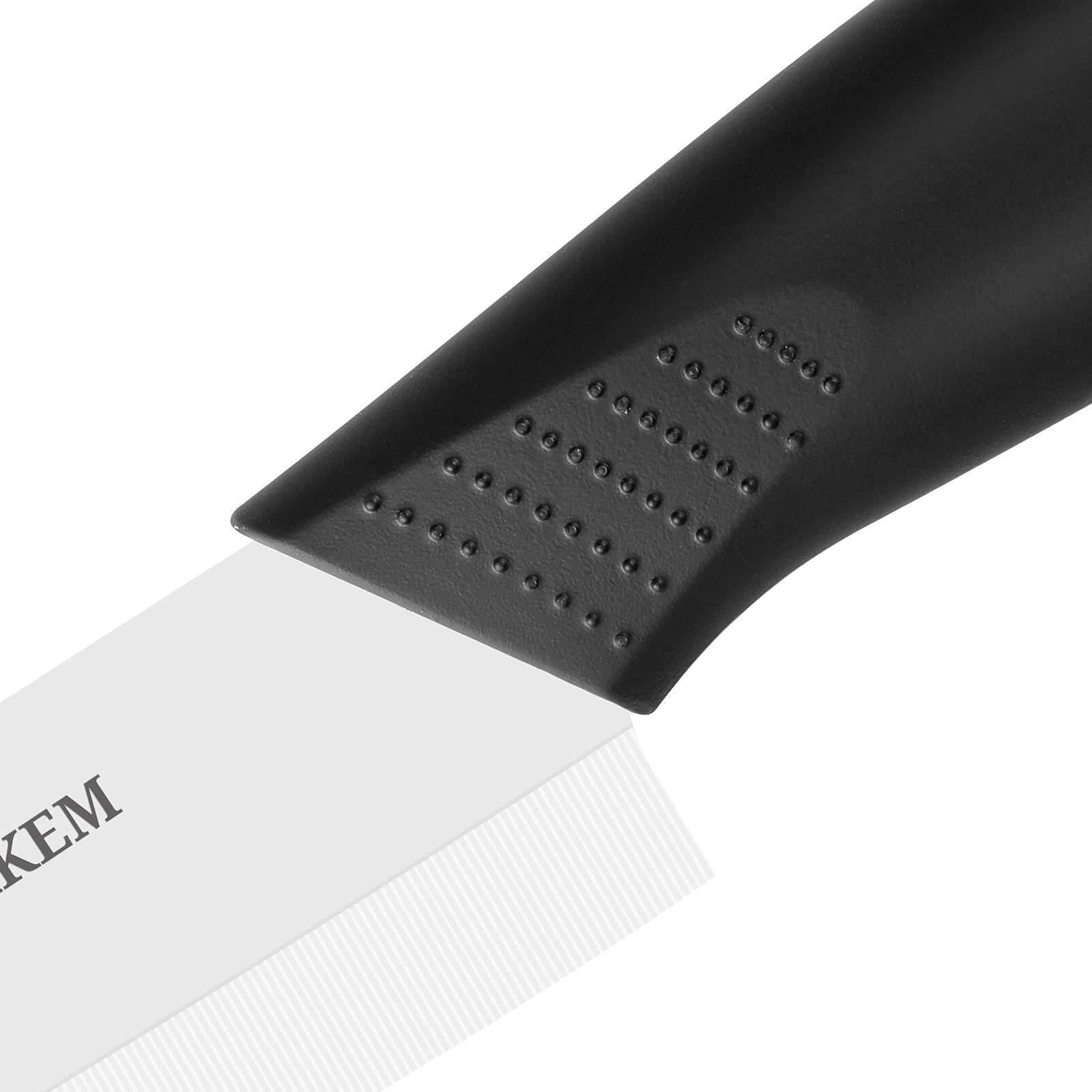 Ceramic Knife, Kitchen Ceramic Knife Set Including Chef's Knife, Utility Knife, Fruit Knife, Paring Knife, Peeler (5 Pieces)(white)
