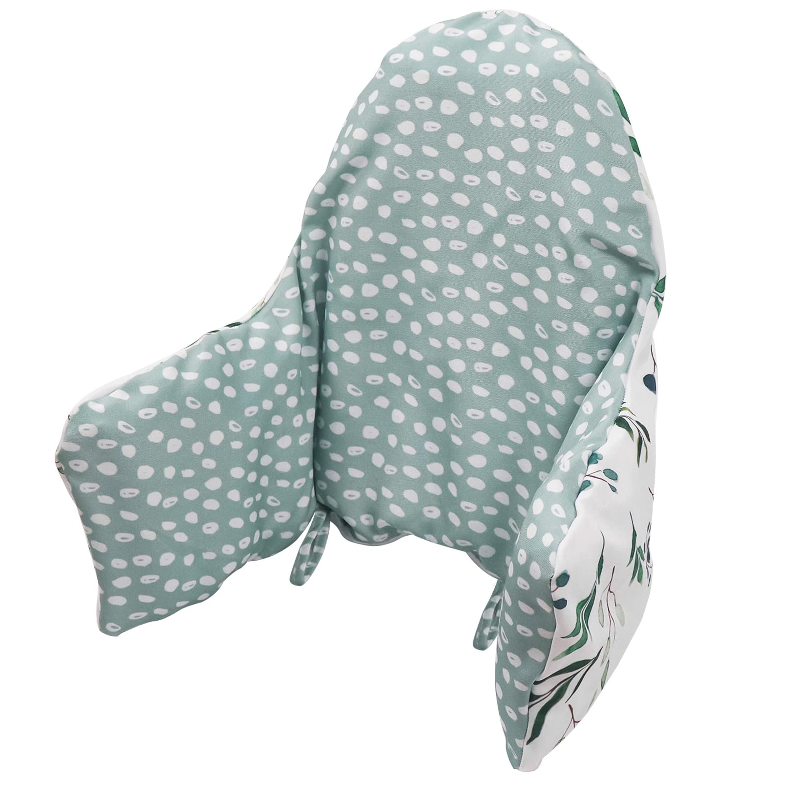 High Chair Cushion, for IKEA High Chair Cushion, Cushion High Chair, for IKEA Highchair Cushion for IKEA Antilop Highchair, Built-in Inflatable Cushion, Baby Sitting More Comfortable (Fresh Leaf)