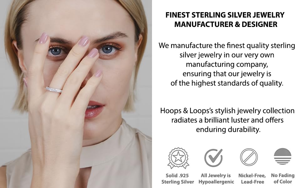 Black Flashed Sterling Silver 2mm Oval Square-Tube Hoop Earrings, 20mm