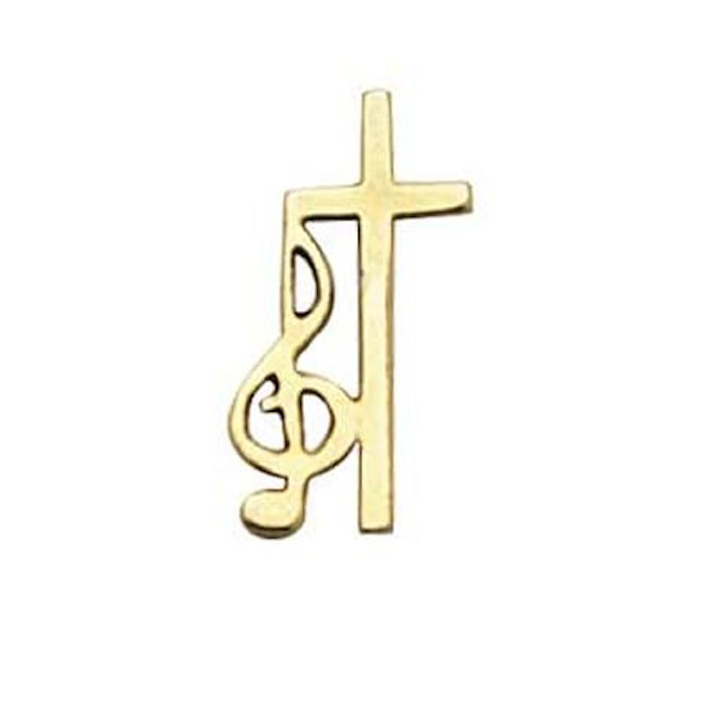 Cathedral Art (Abbey & CA Gift G-Clef Inspirational Lapel Pin, One Size, Multicolor