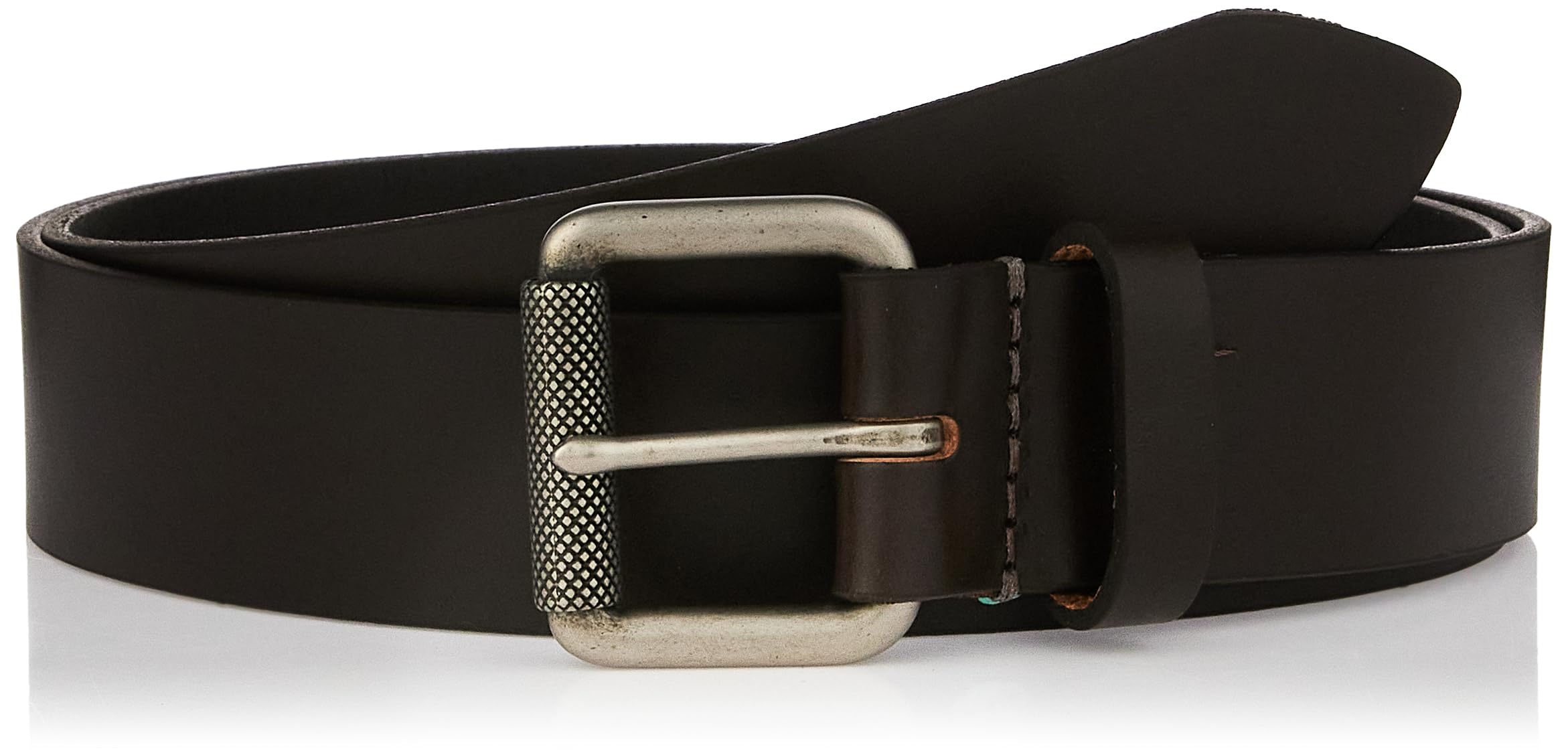 Black Oak Colonial Belt Company Men's Made in The USA Casual Leather Jean Belt, Dark Brown, 36