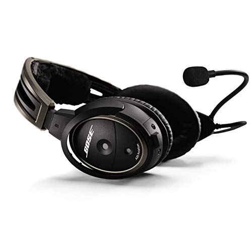 Bose A20 Aviation Headset (Battery-powered, NO Bluetooth, Electret mic, Straight cord, U174 plug)