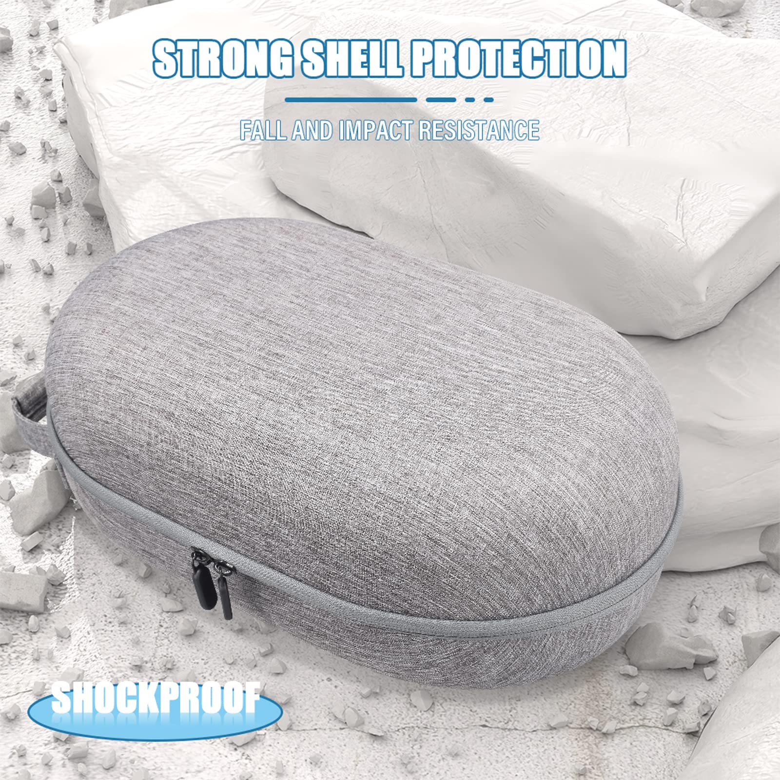 Carrying Case for Oculus Quest 2 VR Headset Strap,Hard Protection Case and Lightweight Travel Case Compatible with Touch Controllers and Other VR Oculus Quest 2 Accessories.