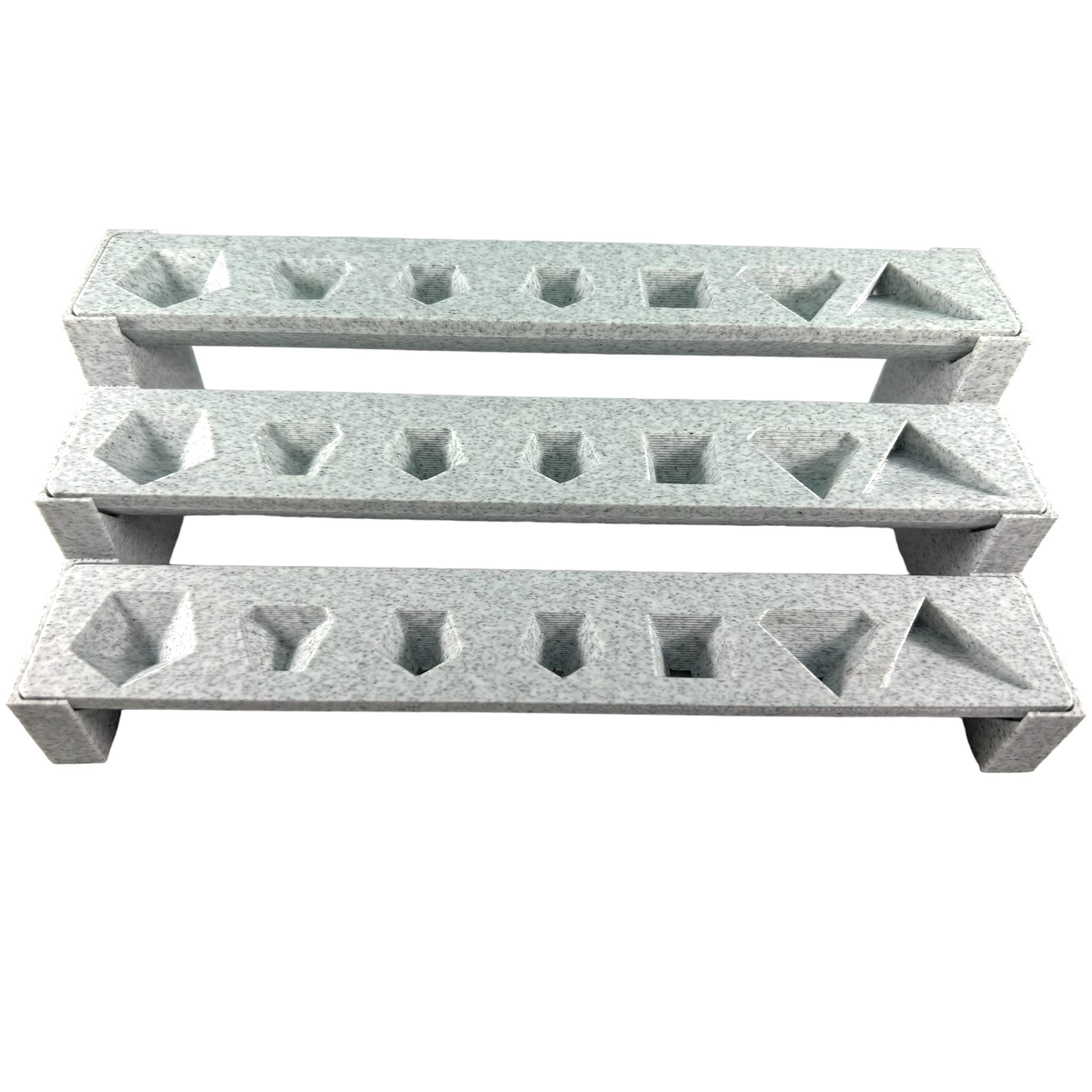 DND Dice Holder, Dungeons and Dragons Accessories, 3 tier Dice Display Rack, 10 Second Assembly, D&D Dice Tray storage Shelves, D N D Dice Display, Holds 3 sets of Polyhedral Dice, Dice not included