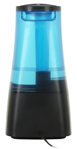 PureGuardian 2-Gallon Ultrasonic Warm and Cool Mist Humidifier with UV-C, Aromatherapy Tray, 100 Hours. Run Time, Covers 380 Sq. Ft., Quiet, Filter Free, Blue/Black, H5450BCA