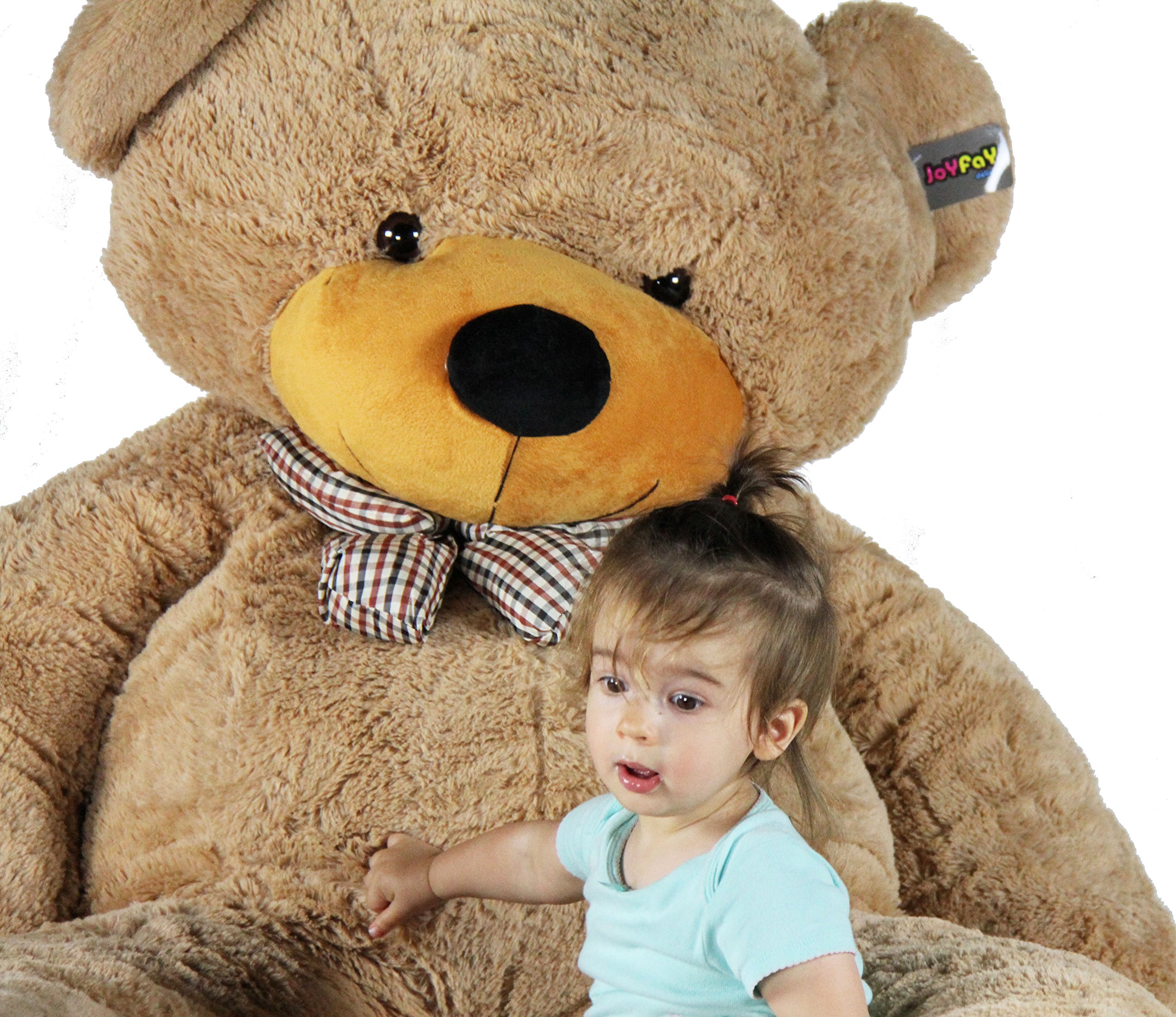 Joyfay 78" Giant Teddy Bear Huge 6.5 feet Stuffed Teddy Bear Soft Toy Valentine's Big Gift (Brown)