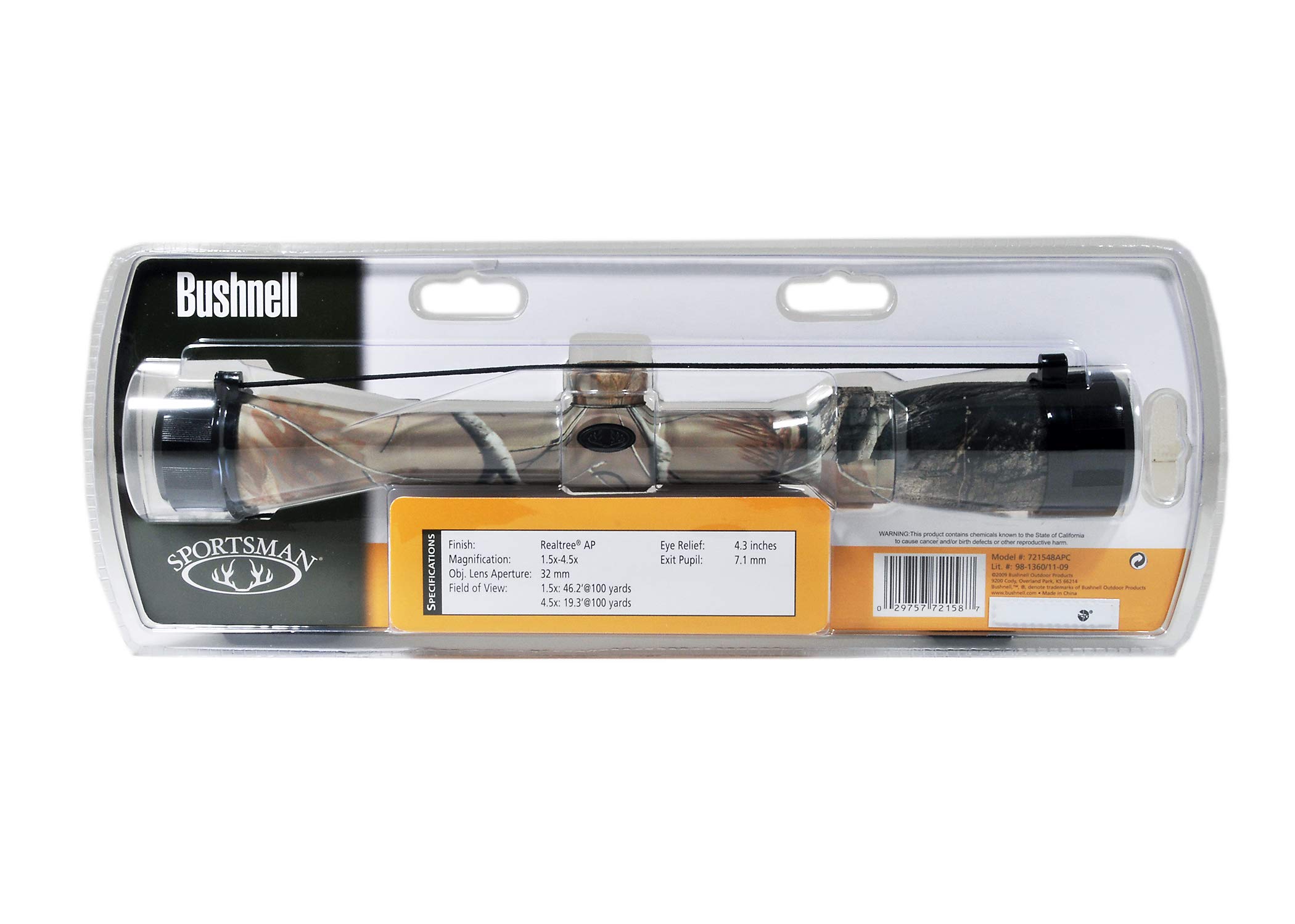 Bushnell Sportsman 1.5-4.5x32 Riflescope