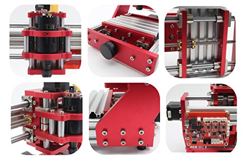 CNCTOPBAOS 1310 CNC Router Machine for Metal Carving,DIY Mini Desktop Benbox/GRBL Control Milling Machine for Aluminum,Copper,PVC,PCB,Acrylic,Wood Cutting Engraving Machine