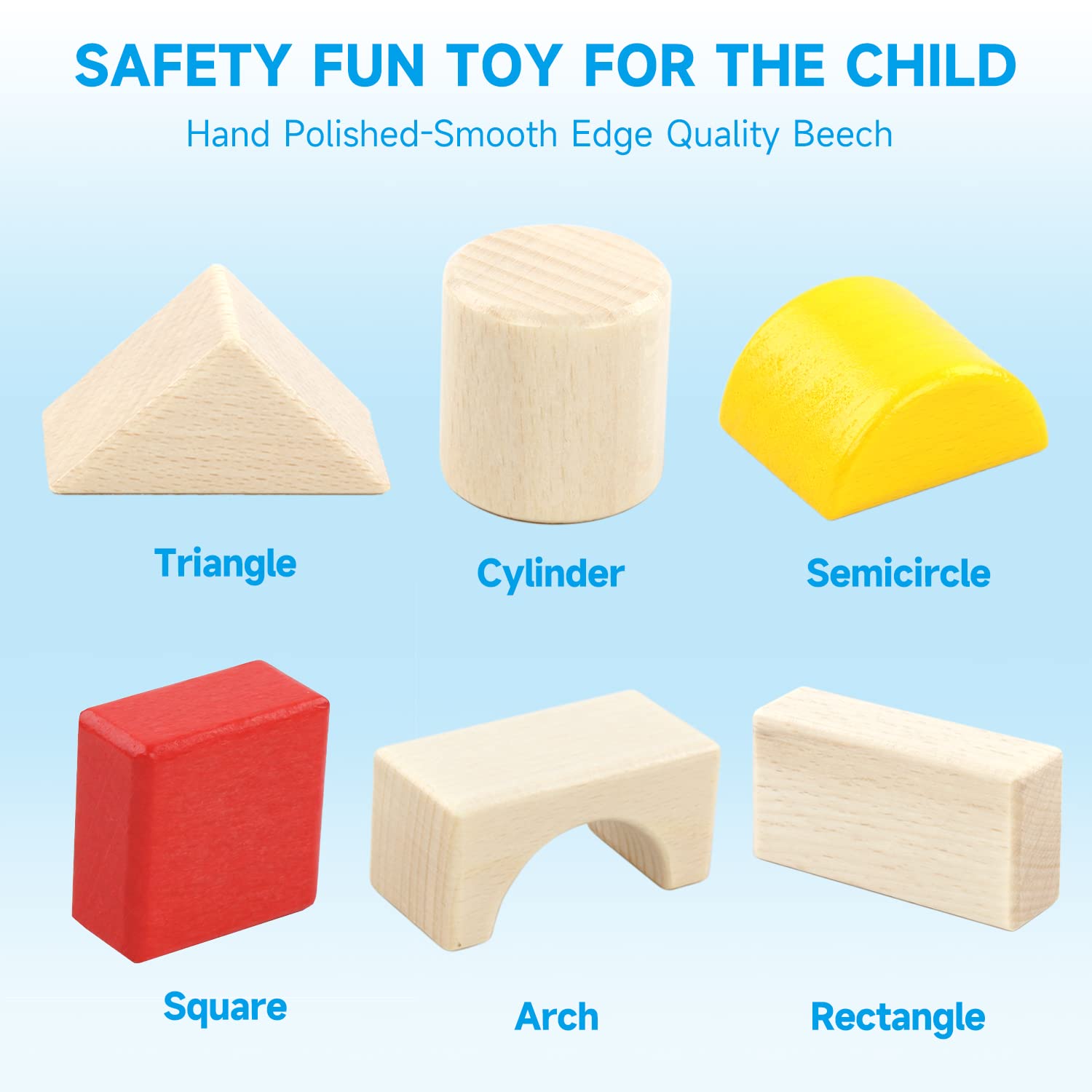 Montessori Stacking Blocks for Toddlers, 30PCS STEM Educational Wooden Toys Building Blocks for Preshool with Storage Box, Educational Early Learning Toys for Boys and Girls-Ohye Series