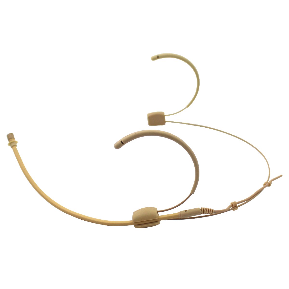 J K Pro Earhook Headset Headworn Omnidirectional Microphone MIC-J 060 Compatible with AKG Samson Wireless Transmitter - Mini XLR TA3F Plug