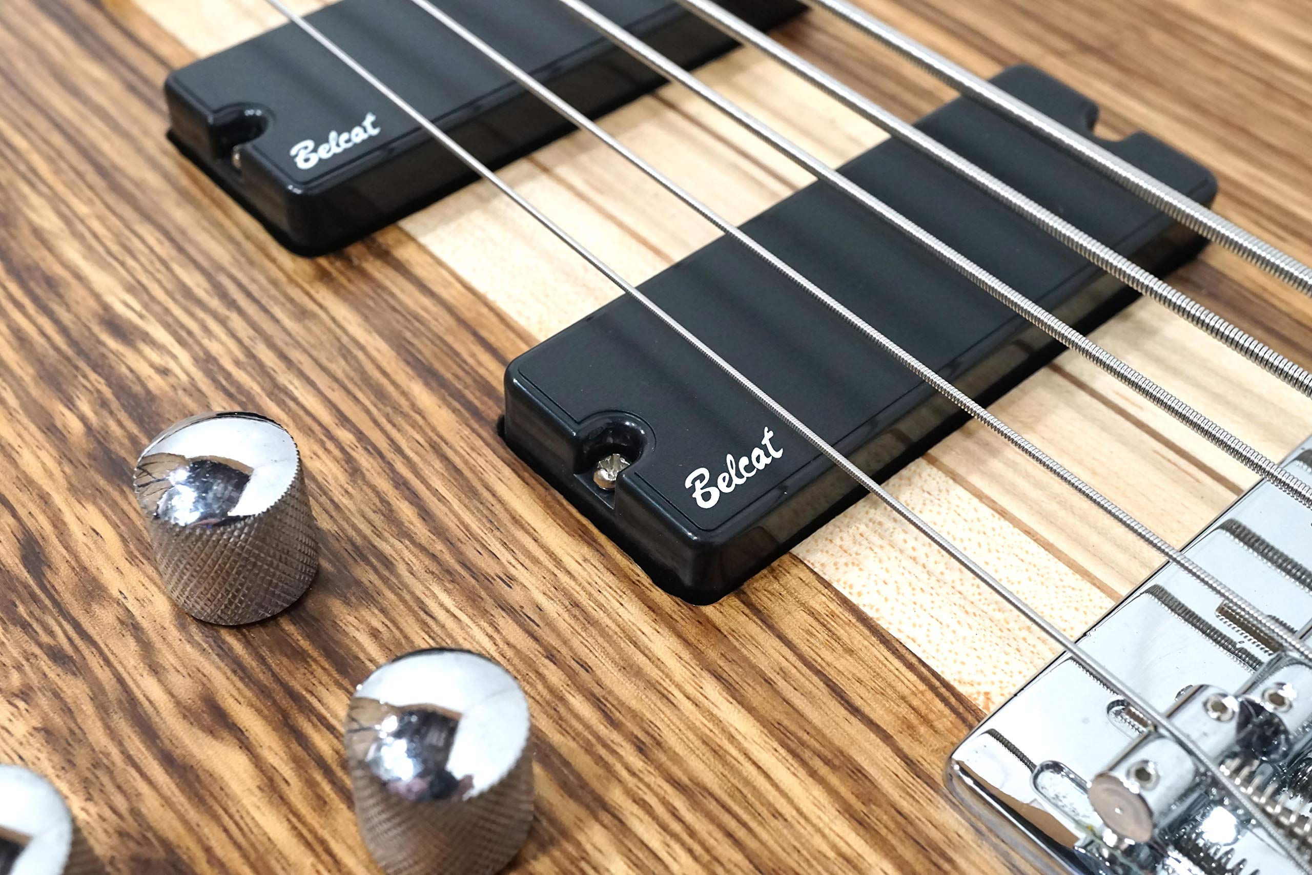 Left-handed Fretless 5 String Electric Bass Guitar Okoume body
