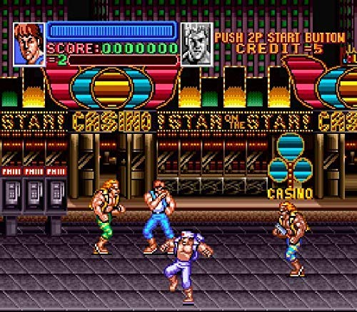 Super Double Dragon (Super Nintendo, SNES) Reproduction Video Game Cartridge