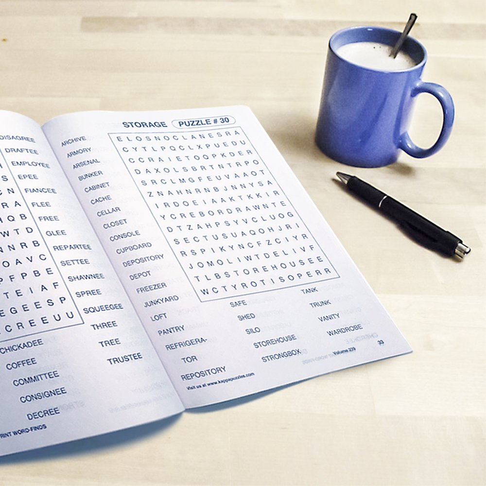 Puzzles for Adults | Adult Puzzles Word Search Large Print | Puzzle Books Bundle Set of 2