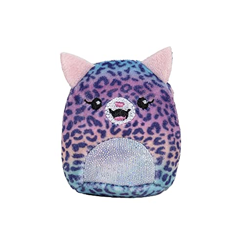 Squishville Mini-Squishmallows Besties Multipack - 14 Rainbow 2-Inch Plush Toys: Red Panda, Tabby Cat, Octopus & More