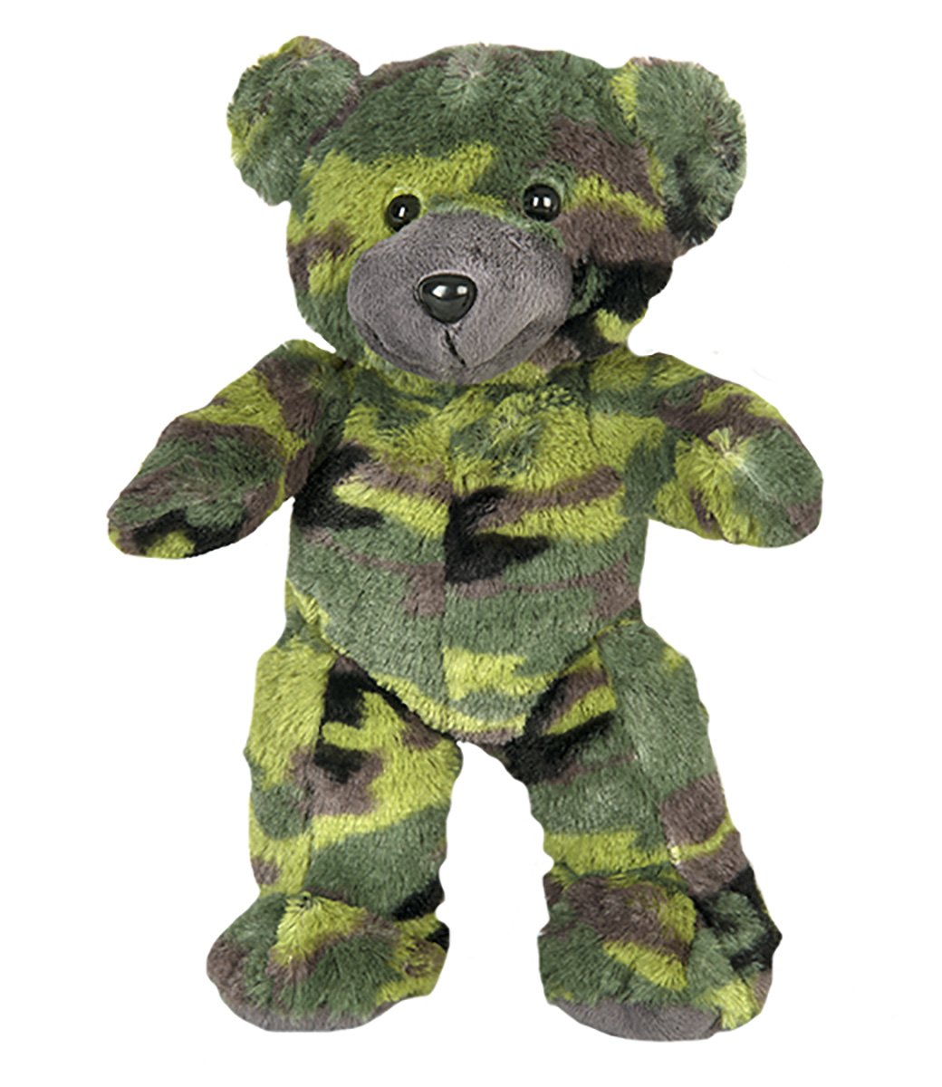 Make Your Own Stuffed Animal Mini 8 Inch GI The Camo Bear Kit - No Sewing Required!