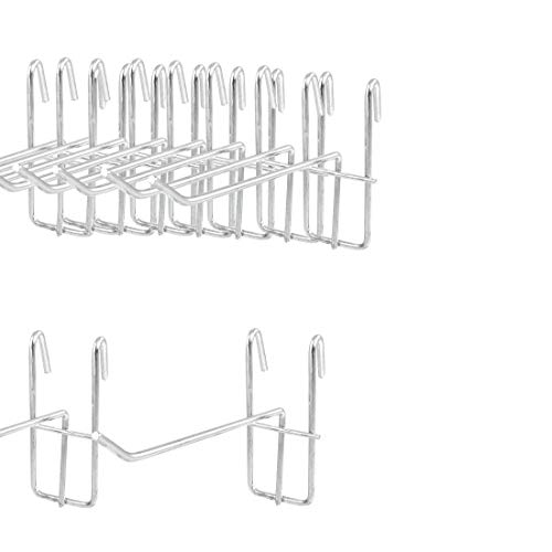 Stainless Steel Wall Bracket Display Hooks 4.3-inch Long 10 Pcs