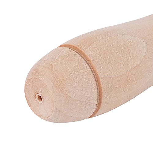 LAIONTY Oyster Knife Stainless Steel Non-slip Poly with Long Wood Handle Oyster Shucker Clam Knife Seafood Opener Tools for Kitchen