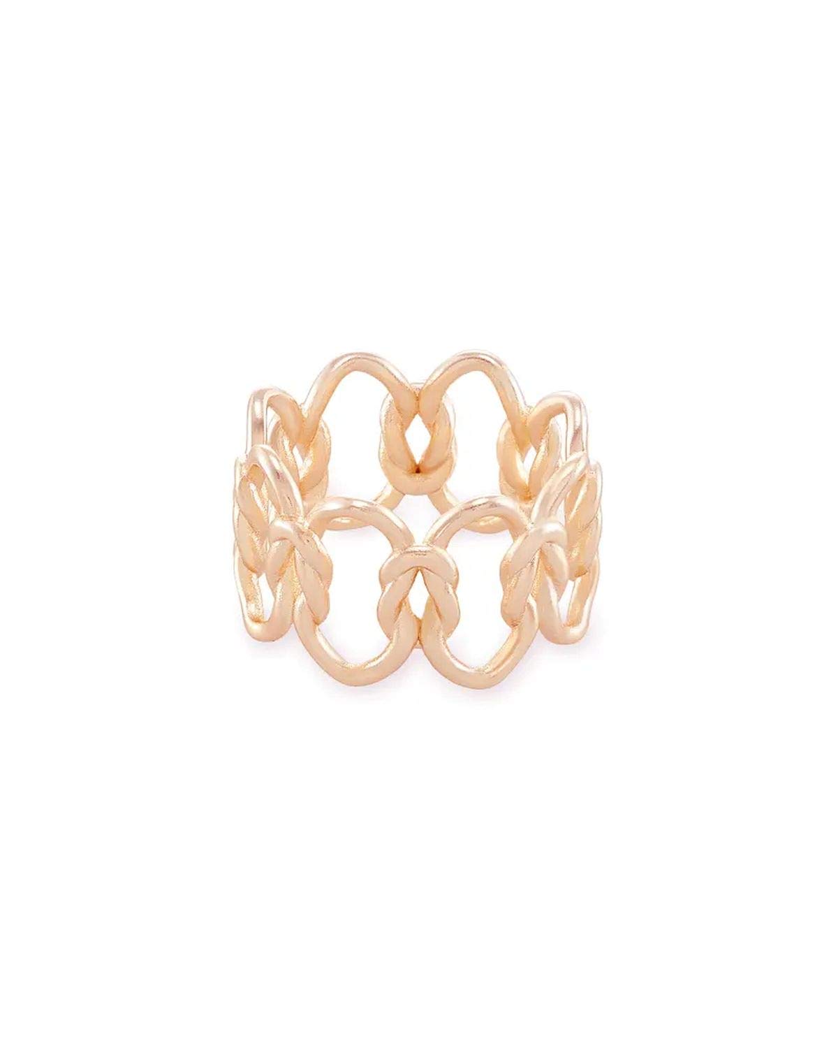 Kendra Scott Fallyn Band Ring, Size 7, Fashion Jewelry, 14k Gold-Plated