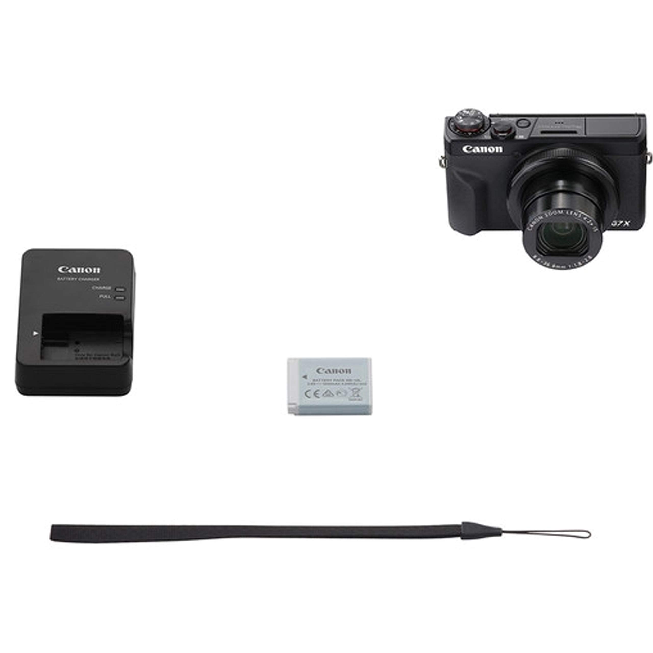 Canon PowerShot G7 X Mark III Digital Camera Video Kit + 64GB Memory, Led Video Light, Case, GripSter Pod, and More (Video Bundle)